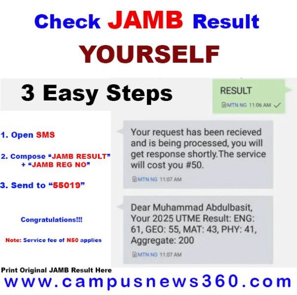 BREAKING: JAMB Releases 2025 UTME Results | Check Now